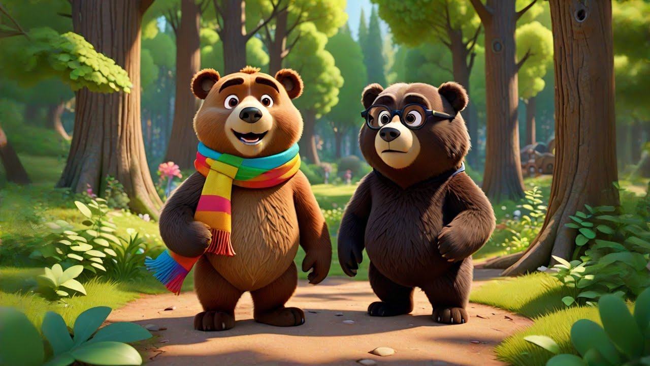 Three Little Bears on a Bumpy Ride | Fun Kids Song | Nursery Rhymes and Baby Songs - YouTube