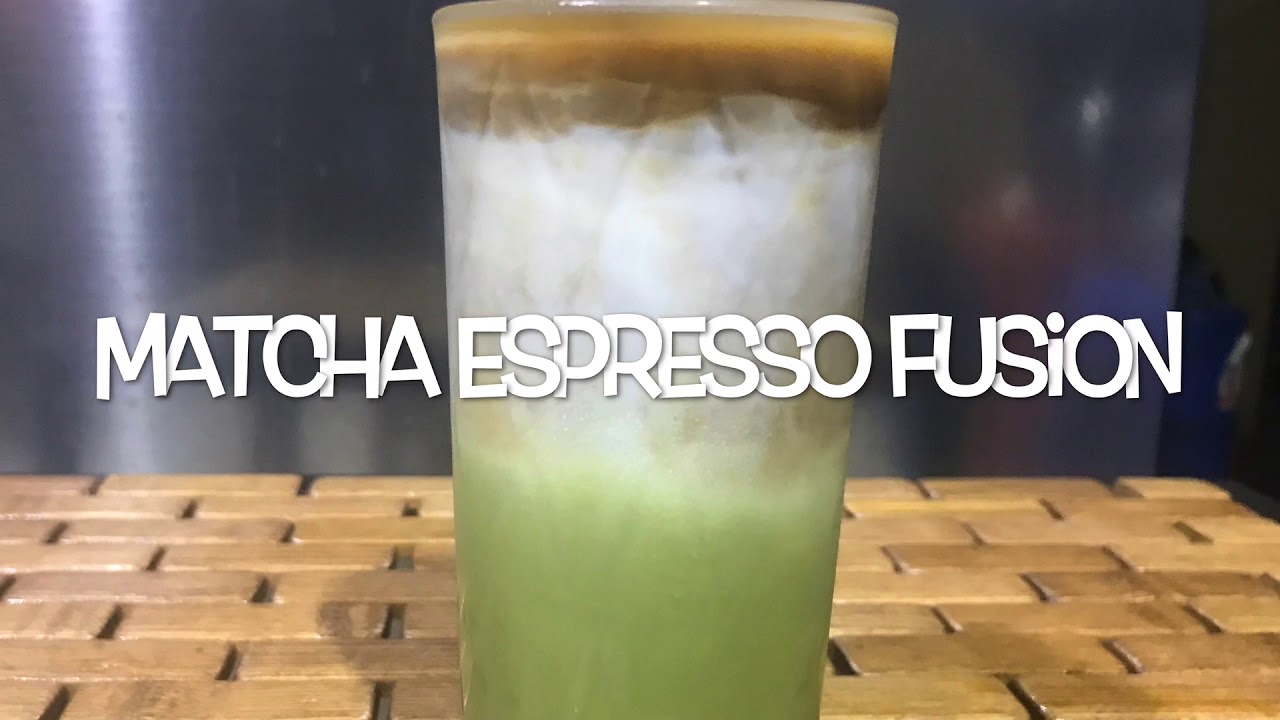 How to make Matcha Espresso Fusion... - YouTube