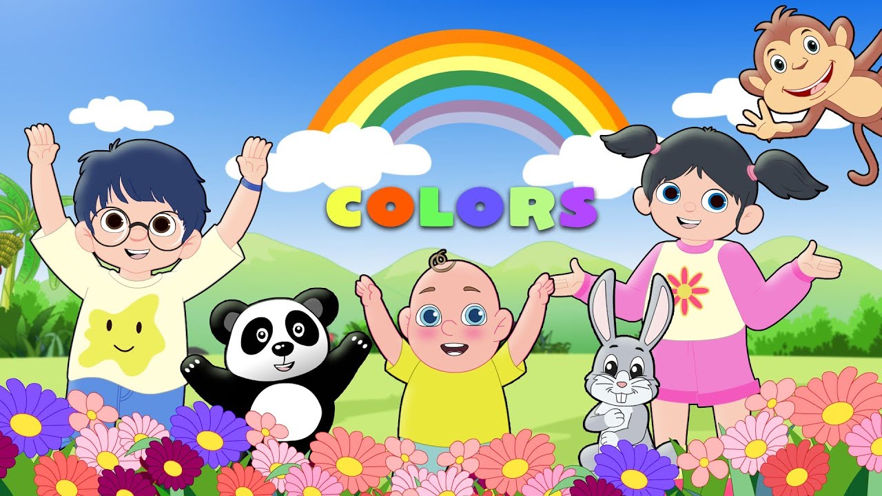 The Colors Song | Let's learn The Colors | For Preschoolers and ...