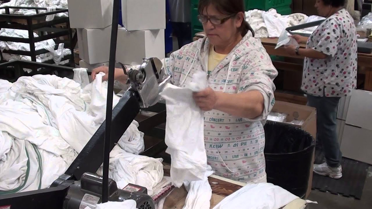 Cutting Rag Process - YouTube