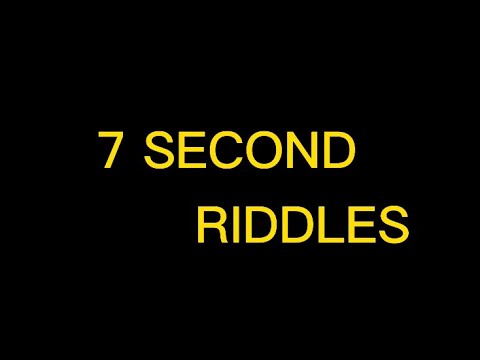 7 Second Riddles (Crash Reacts) - YouTube