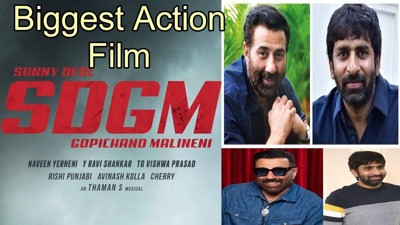 Sunny Deol Announced His Biggest Action Film Ever | Sunny Deal | SDGM ...
