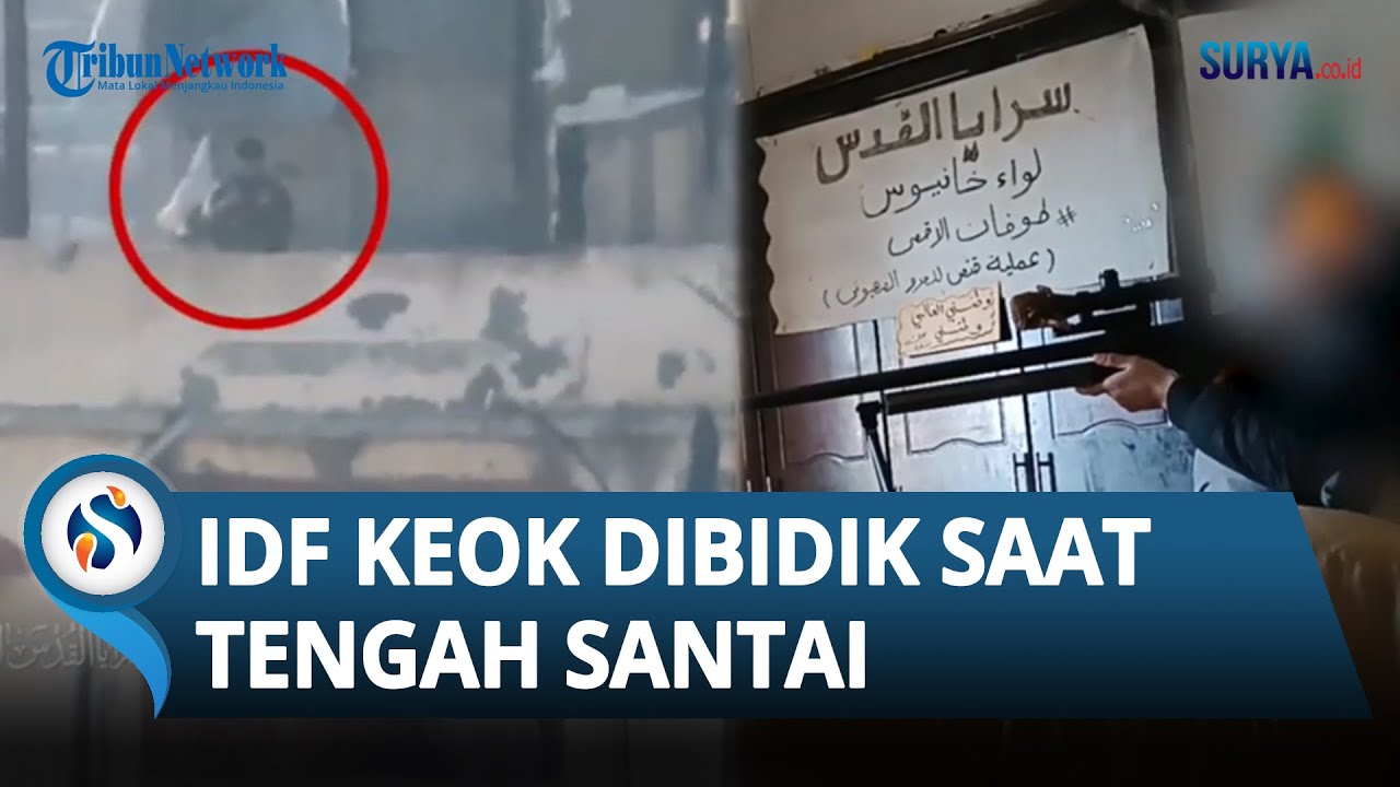 DETIK-DETIK Sniper Al Quds Bidik Tentara IDF yang Tengah Bersantai di ...