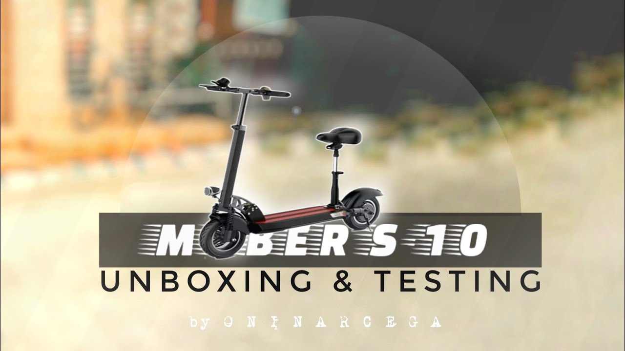 MOBER S-10 - Unboxing & Testing (EKS Electric Kick Scooter) - YouTube