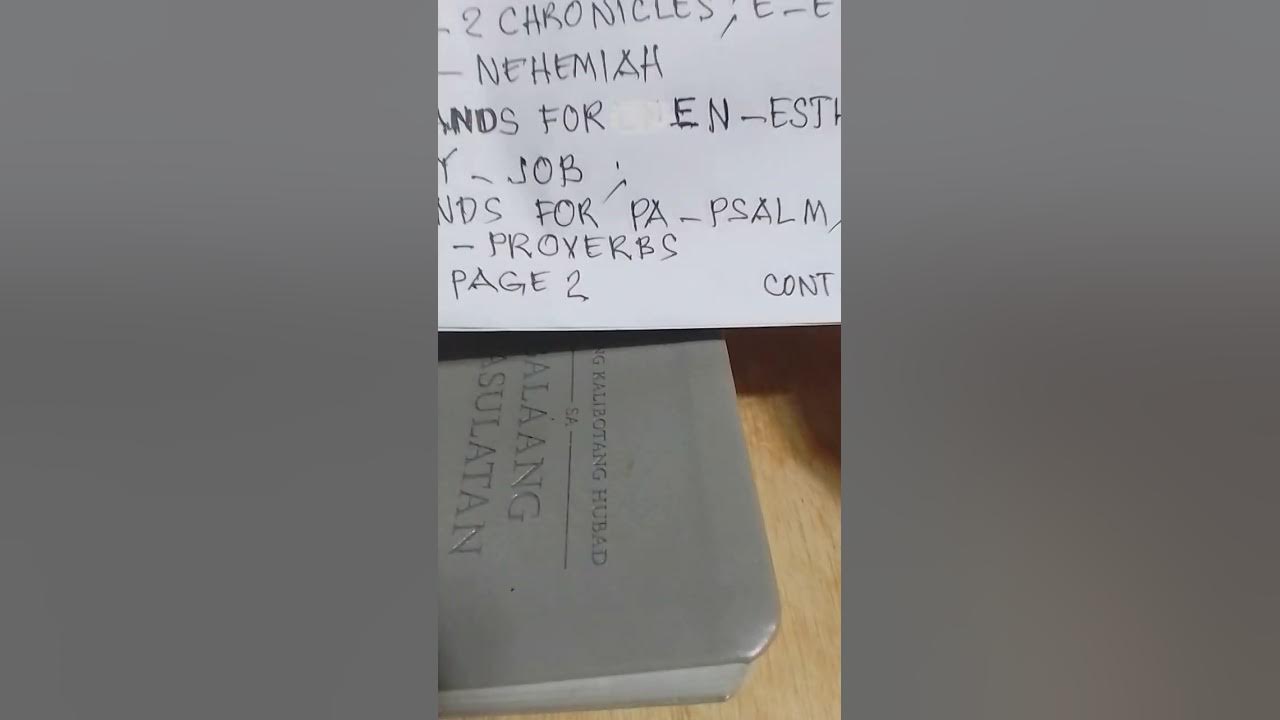 HOW TO MEMORIZE THE 39 BOOKS OF THE OLD TESTAMENT! - YouTube