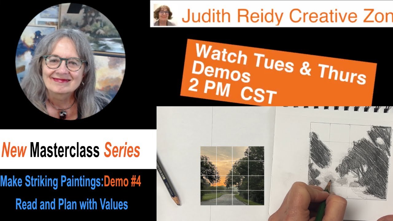 Demo # 4 More Stunning Paintings Simplified with Value - YouTube