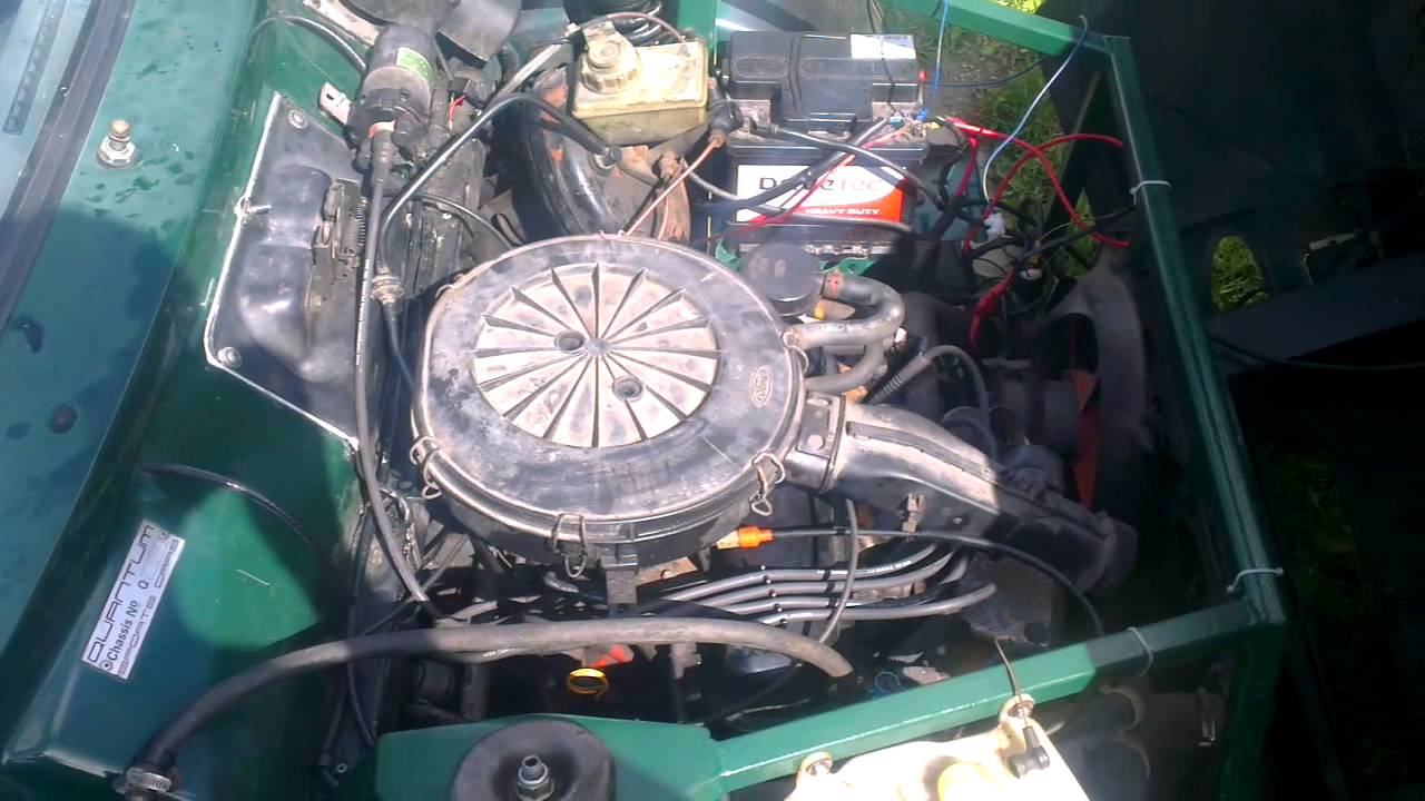 Quantum kit car 2+2 running - YouTube