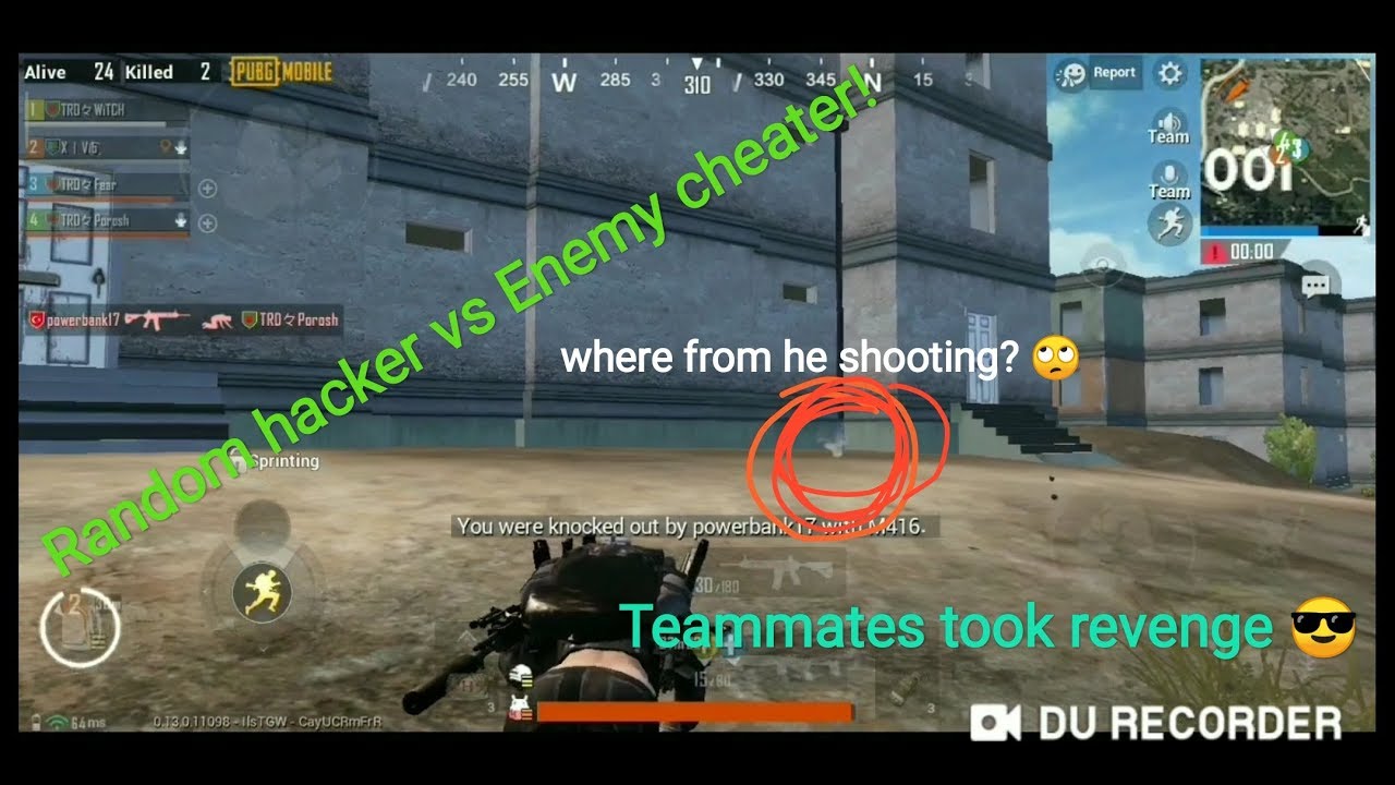 Random hacker vs enemy cheater.. - YouTube