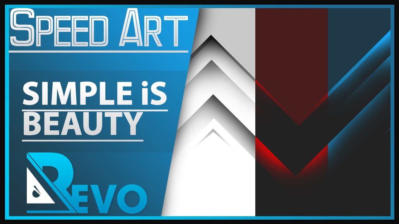 REVO Speed Art - SIMPLE IS BEAUTY - YouTube