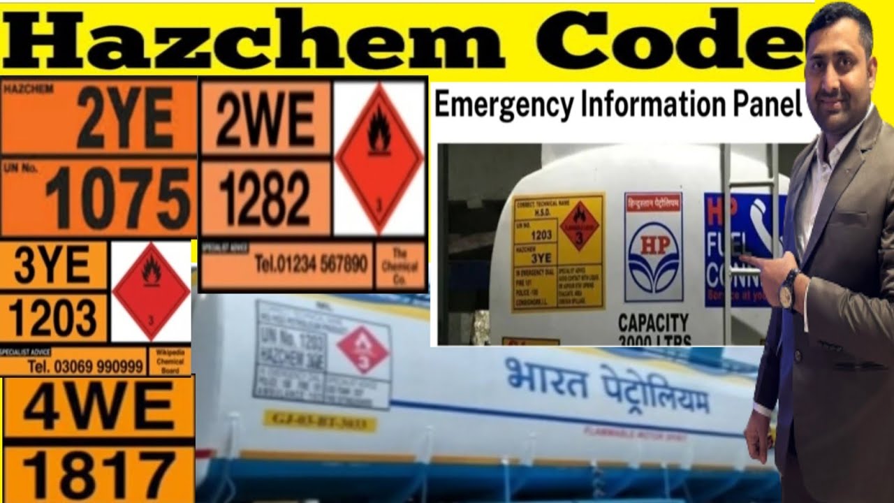 What Is Hazchem Code In Hindi What Is Emergency Information Panel