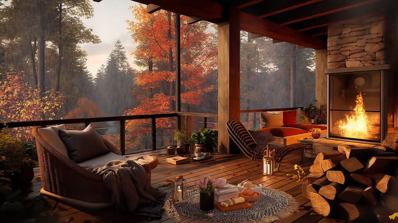 Weekend Rain Jazz ☕ Cozy November Jazz & Bossa Nova for a Sweet Autumn ...