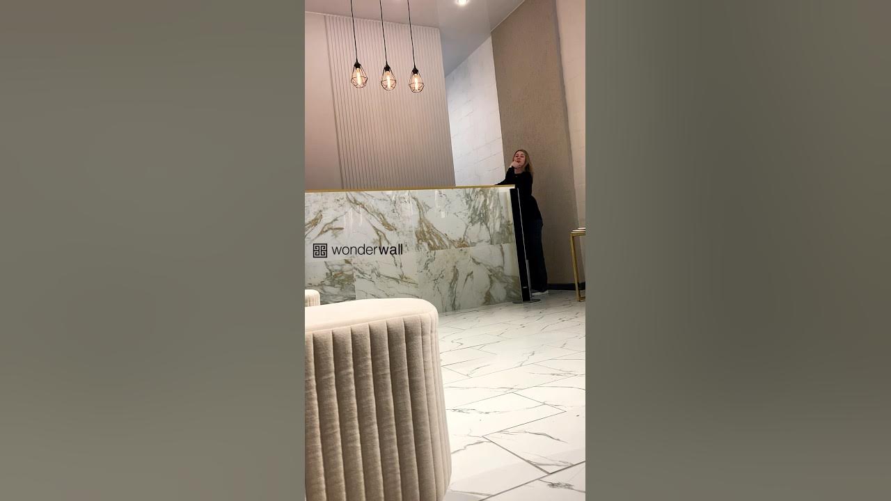 Рейки из дюрополимера в Шоурум городе Тольятти. #дизайнинтерьера ...