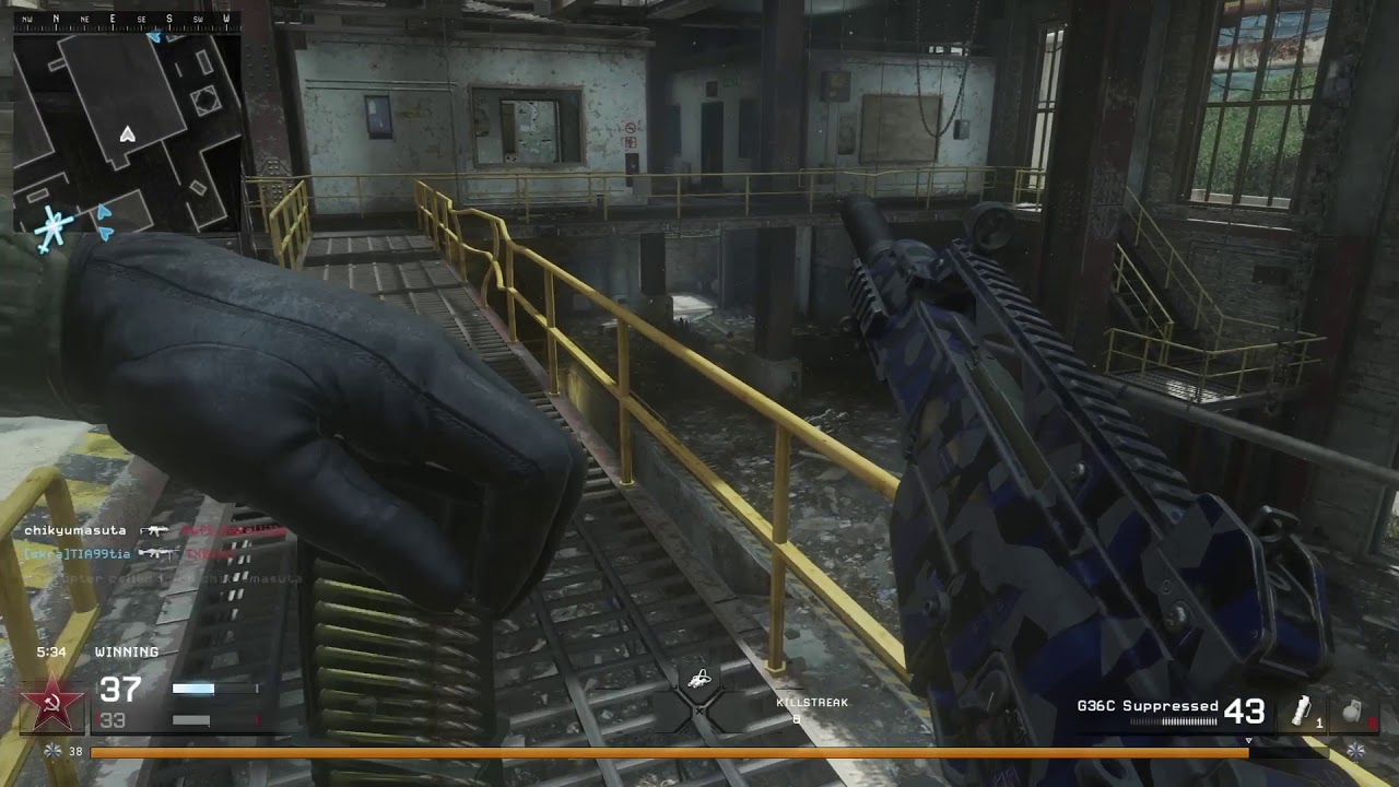 COD MW remastered 14 kill streak - YouTube