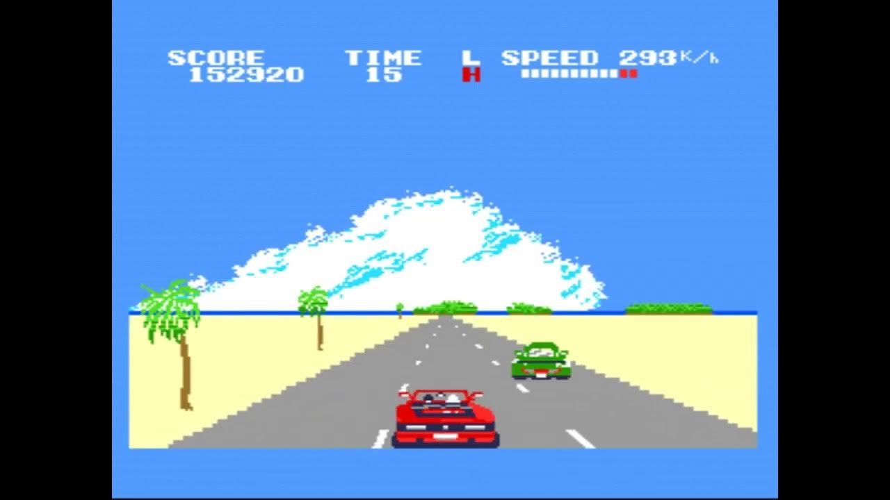 Out Run (MSX 2) Gameplay - YouTube