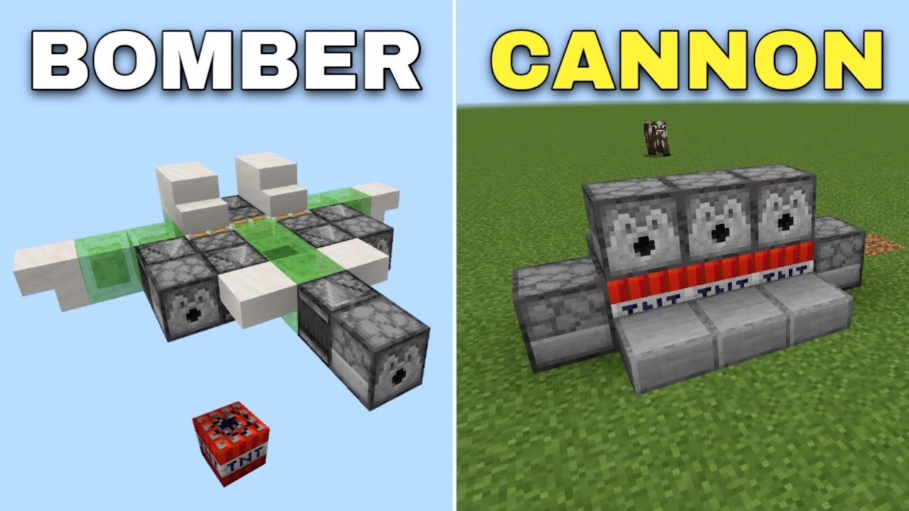 5 Military Build Hacks For Minecraft (Bedrock, Pocket Edition) - YouTube