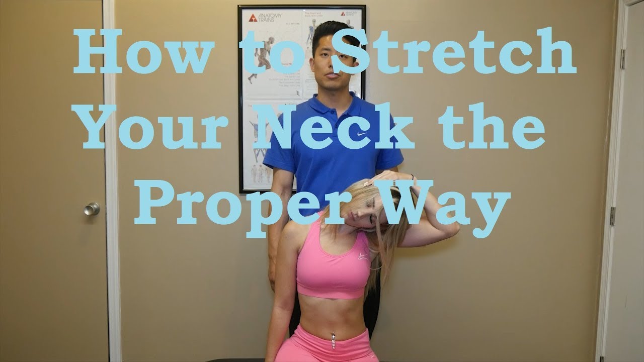 Posterior 3 Way Neck Stretch: How to Stretch Your Neck in 3 Directions ...
