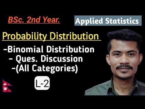 L-2: Ques Discussion of Binomial Distribution | Applied Statistics ...