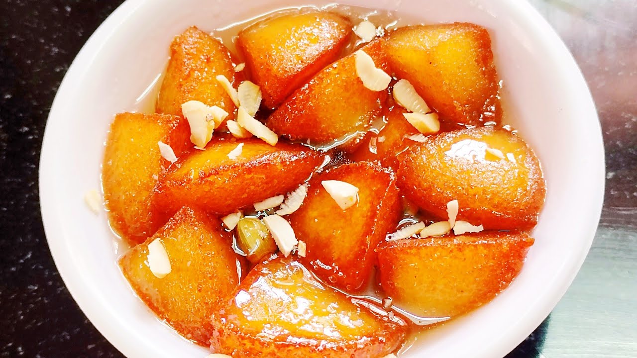 Instant sweet recipe with leftover idli - YouTube