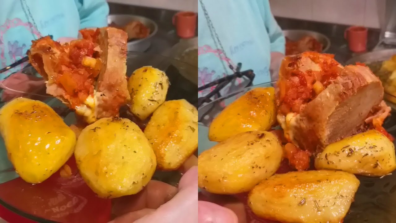 PECETO RELLENO CON PAPAS ALEMANAS - YouTube