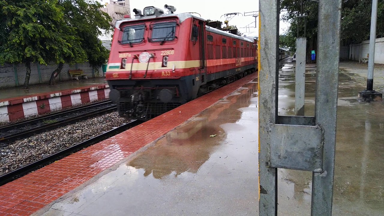 TRAFFIC JAM One train makes two trains wait on other side in railways # ...