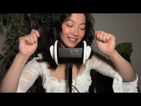 ASMR MAX Sensitivity Mouth Sounds, Ear Tapping & Rubbing with Hand Movements 🎥👏🏼 - YouTube