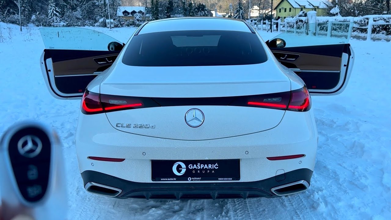 MERCEDES CLE 2024 - PRACTICALITY test & TRUNK space (220d AMG Line ...