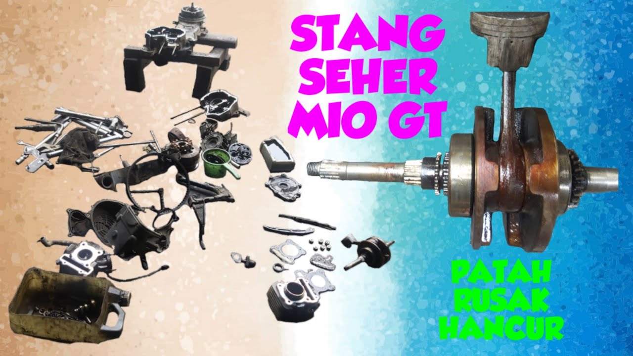 STANG SEHER MOTOR SOUL GT 54P PATAH - YouTube