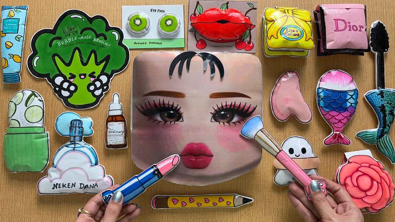 ️ Paper Diy ️ Roblox Baddie Skincare 💅 ASMR 💖 Blind Bag Paper 💖 NEKEN ...