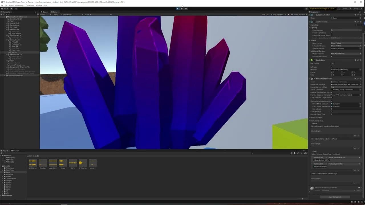 Creating Gameplay With Interactable Events And Lighting In Unity Xr