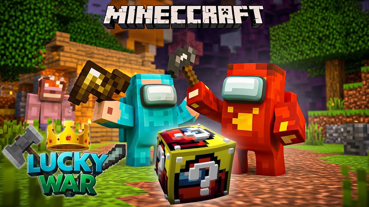 MİNECRAFT AMA AMONG US LUCKY BLOCK ! - YouTube