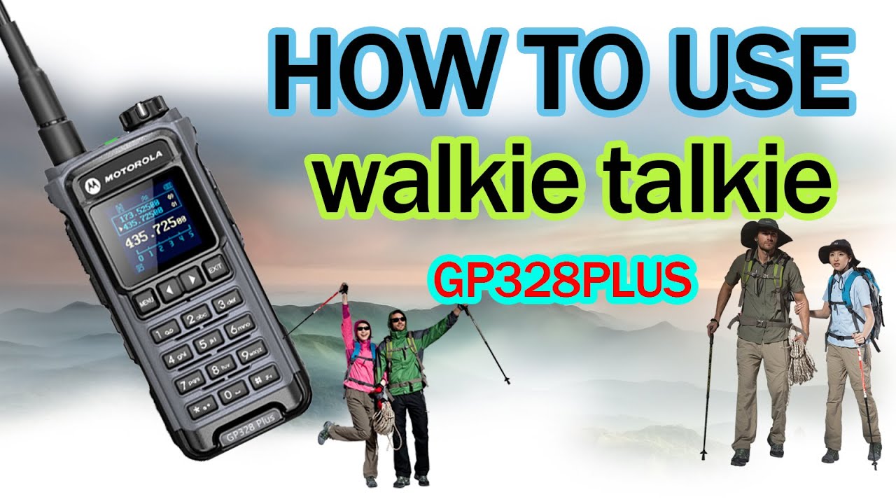 How to scan Motorola walkie-talkie with one touch frequency - YouTube