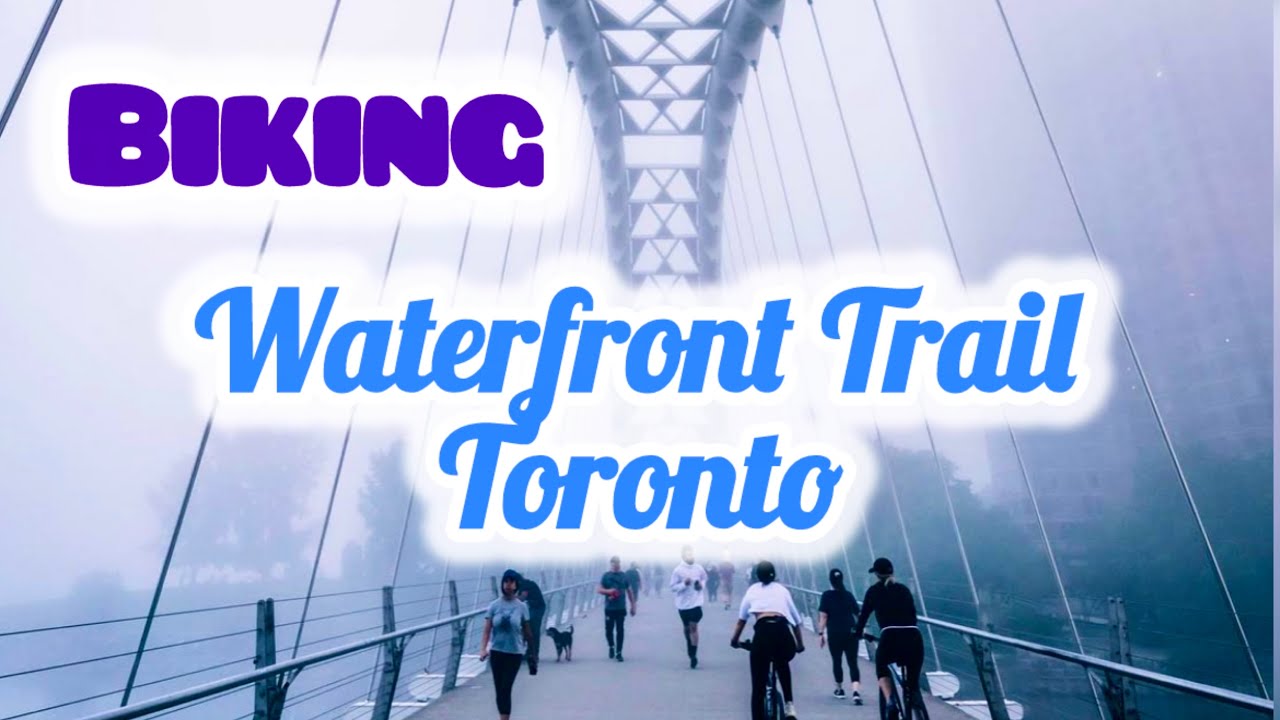 Biking the Great Lakes Toronto Waterfront Trail, Lake Ontario, Toronto ...