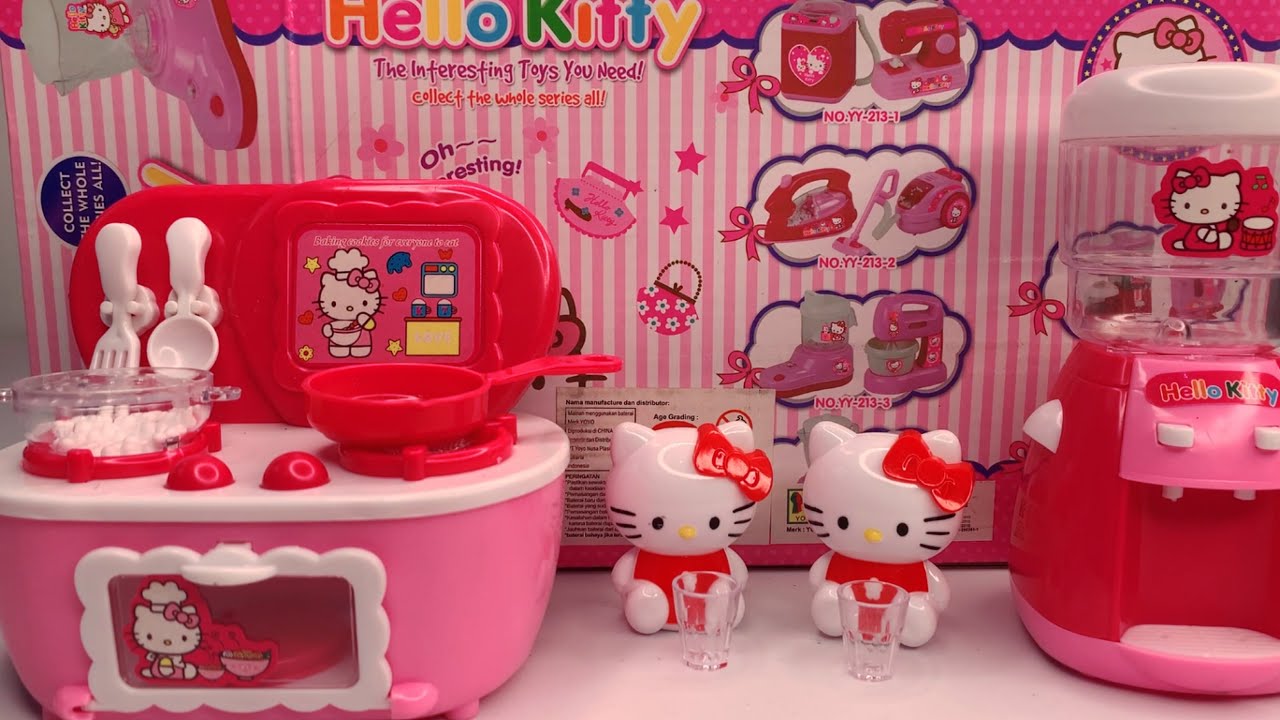 7 Minutes Satisfiying With Unboxing Hello Kitty Kitchen Set | Hello ...