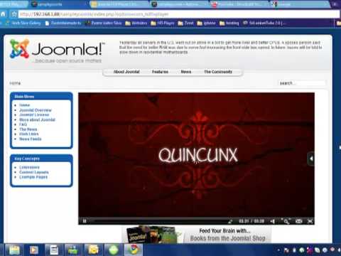 Installing HD FLV Player Joomla Component - YouTube