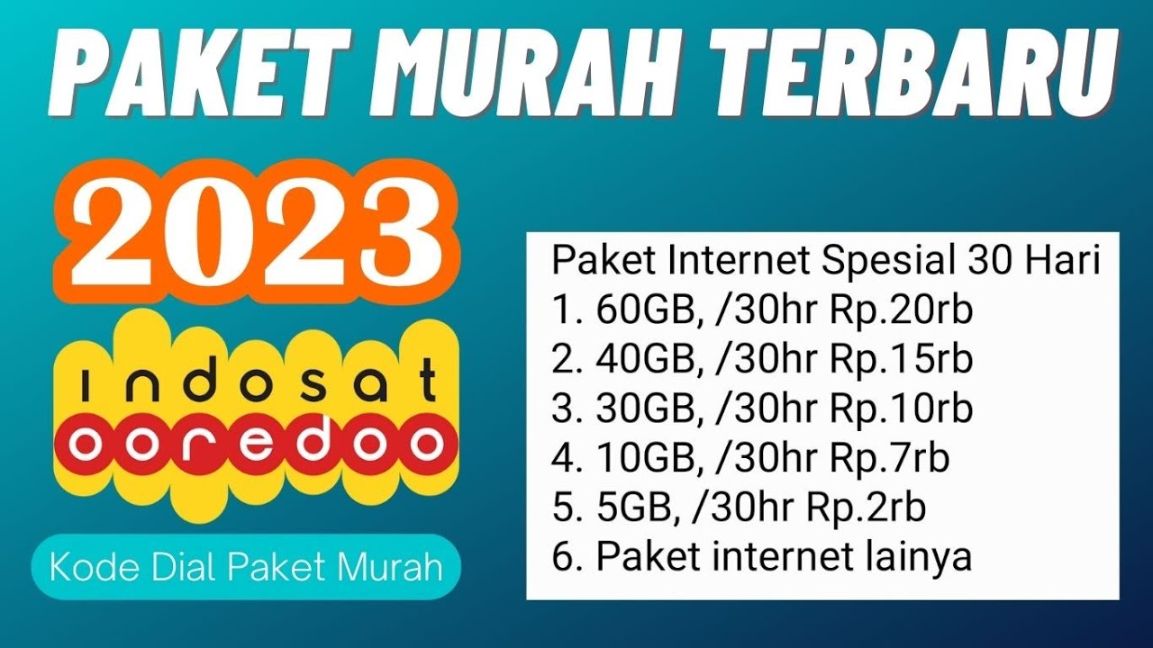 PROMO 15 KODE DIAL IM3 PAKET SUPER MURAH INDOSAT TERBARU MEI 2023 ...