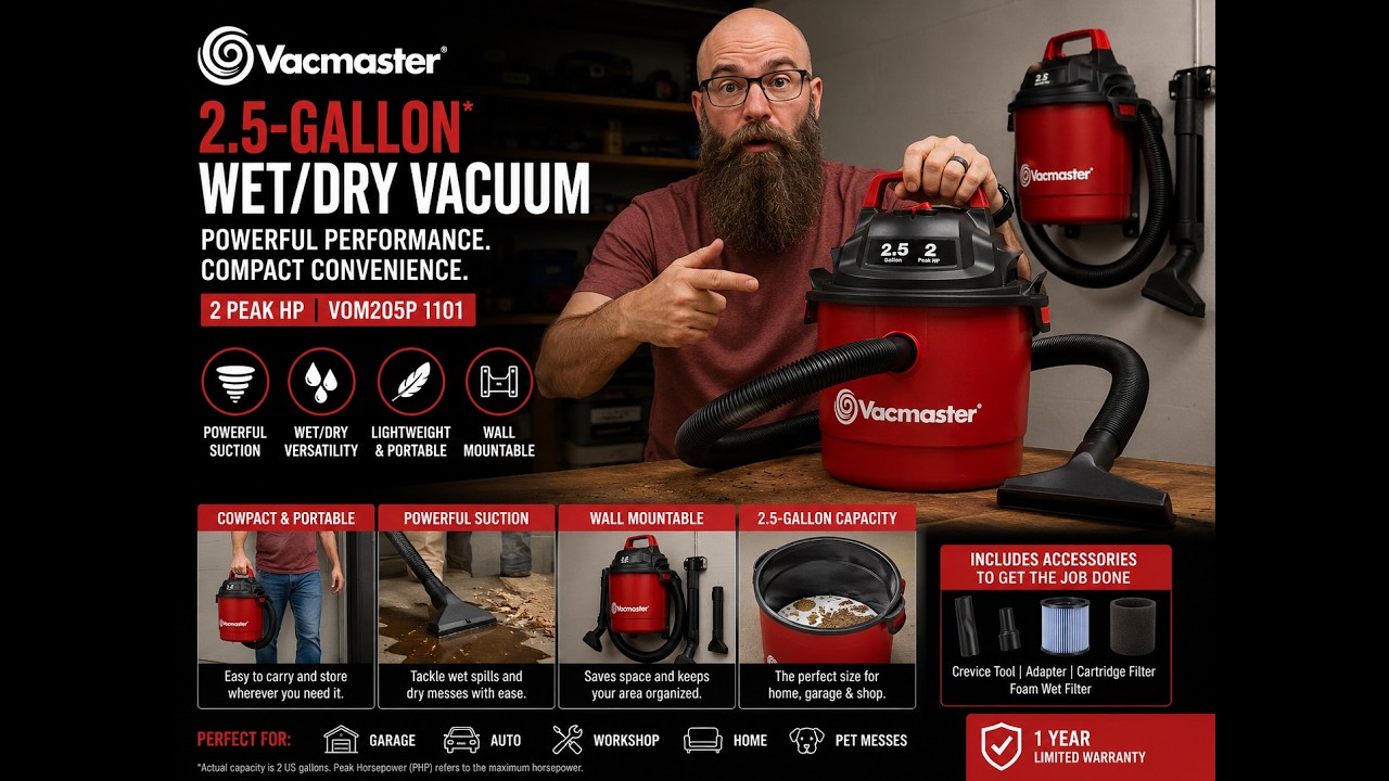This Small Shop Vac is WAY More Powerful Than Expected 👀 - YouTube