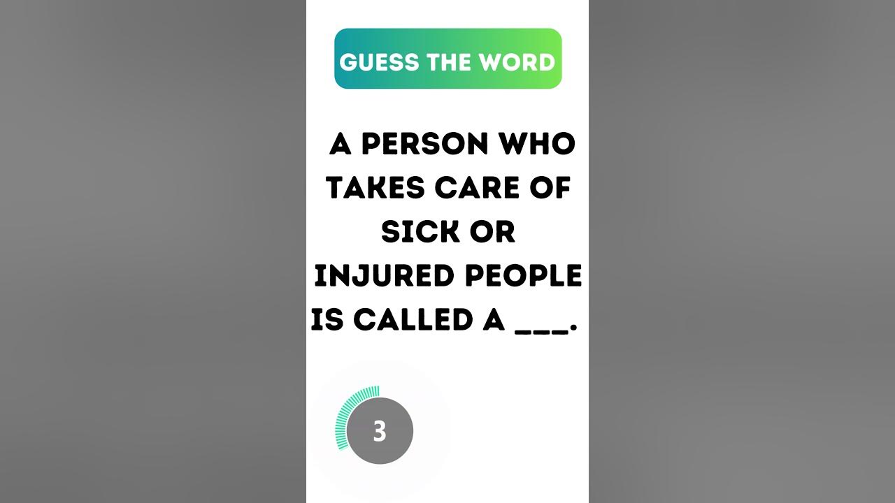 10 Guess The Word "Guess the Word Challenge: Can You Crack the Definitions?" - YouTube