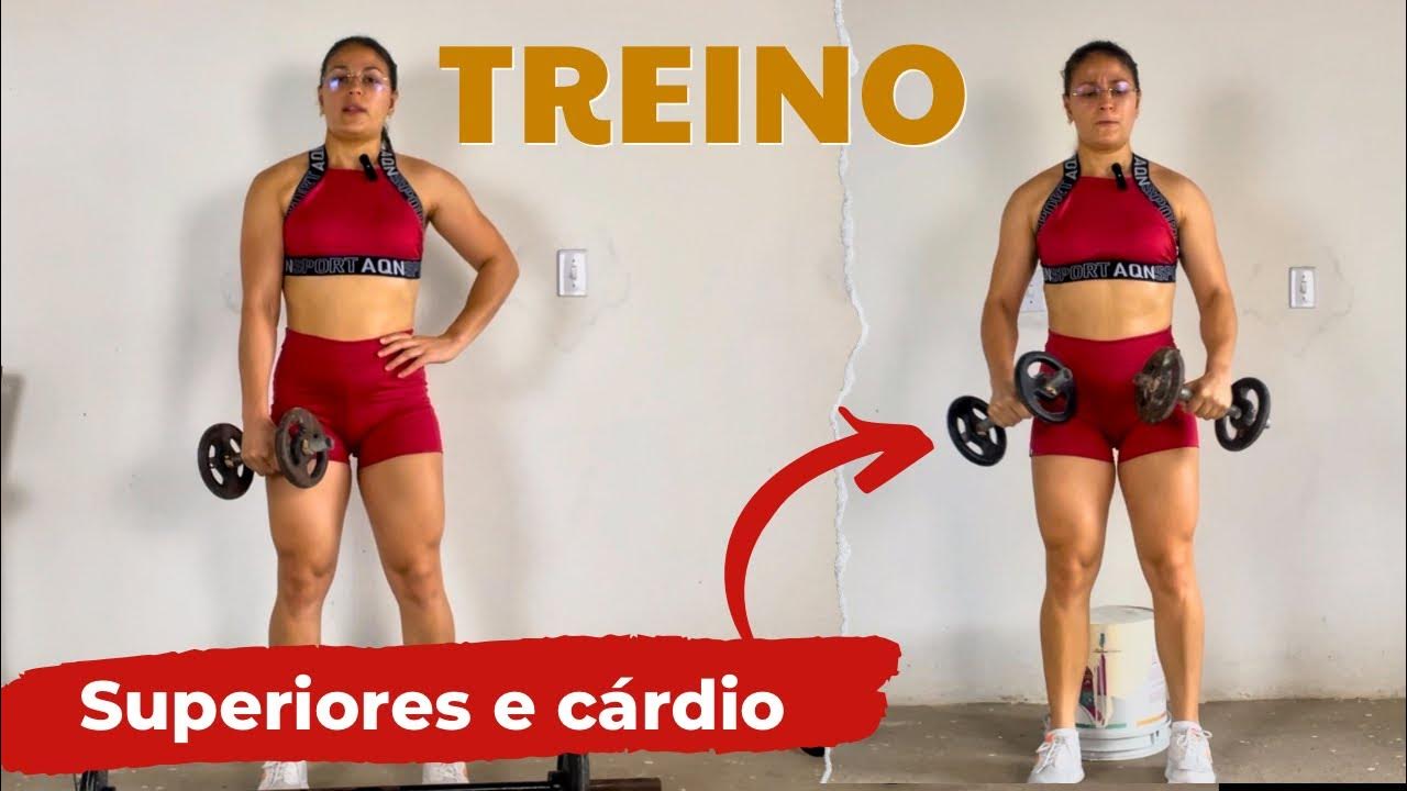 Treino De Superior E CÁrdio Completo Em Casa Youtube