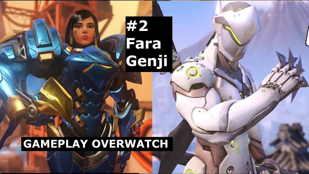 Overwatch #2 Fara & Genji Gameplay - YouTube