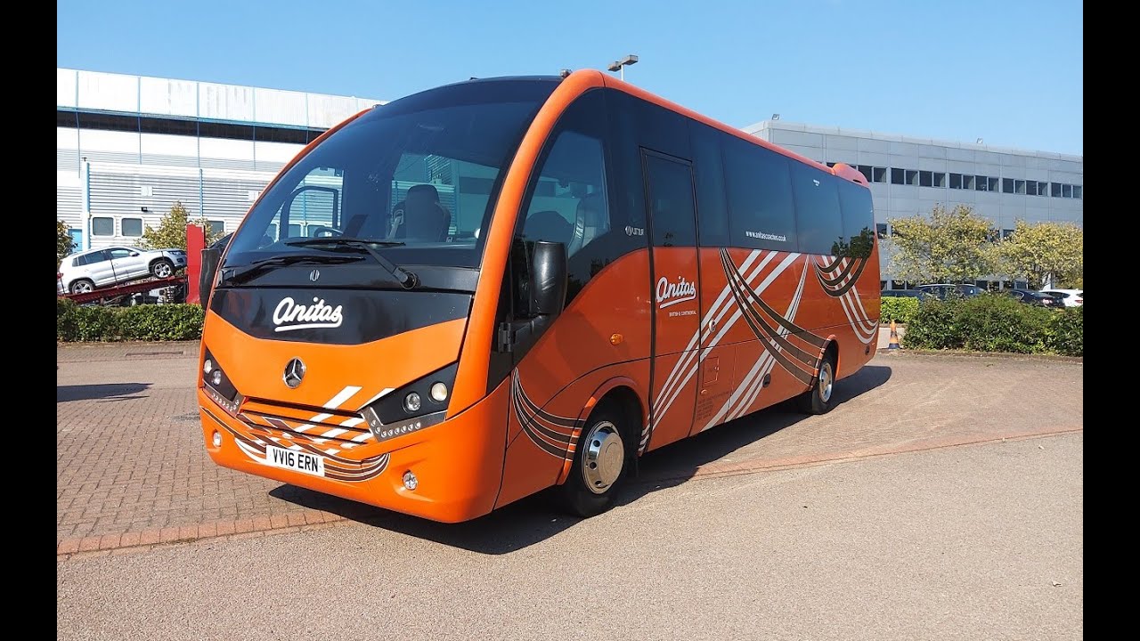 VV16 ERN - 2016 Mercedes Benz Atego 1021L Unvi Voyager GT - YouTube