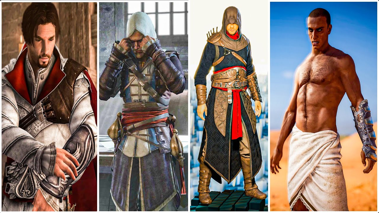 All Suit Up Scenes in Assassin's Creed... - YouTube