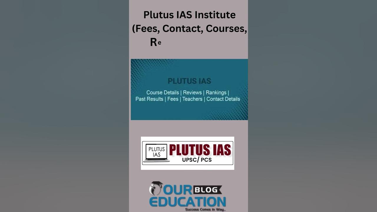 Plutus IAS Institute (Fees, Contact, Courses, Reviews & More) #shortvideo #blogoureducation #ias ...