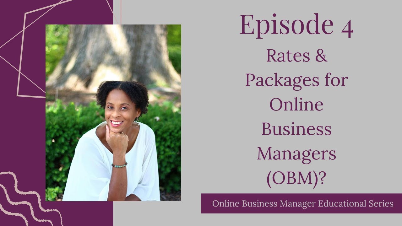 OBM Educational Series Day 4 - OBM Rates and Packages - YouTube