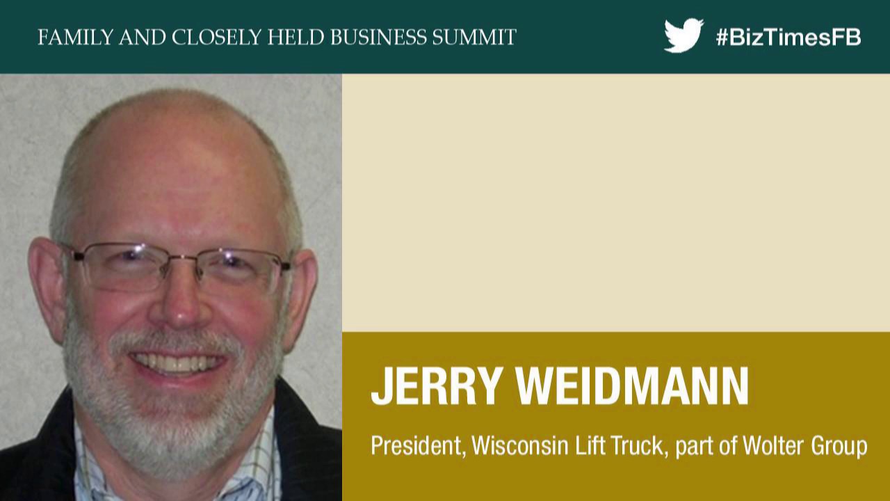 Jerry Weidmann, Wisconsin Lift Truck - 2019 Family & Closely Held ...