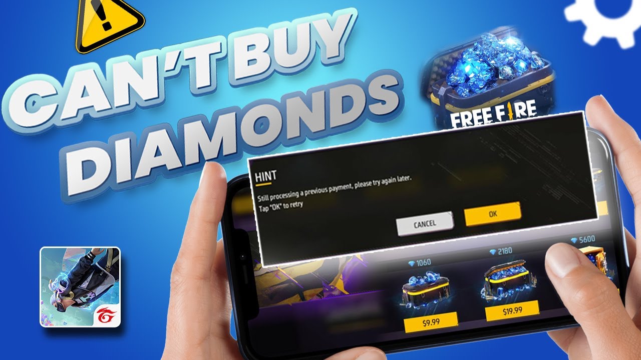 How to Fix Payment Error in Free Fire on iPhone | Can't Buy Diamonds on ...
