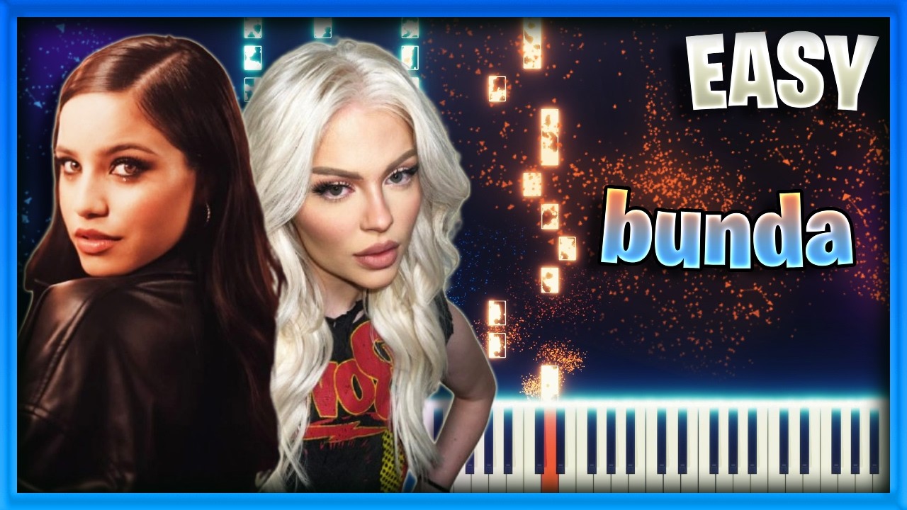 Emilia, Luísa Sonza - bunda 🍑 | EASY Piano Tutorial by OCTOBER - YouTube