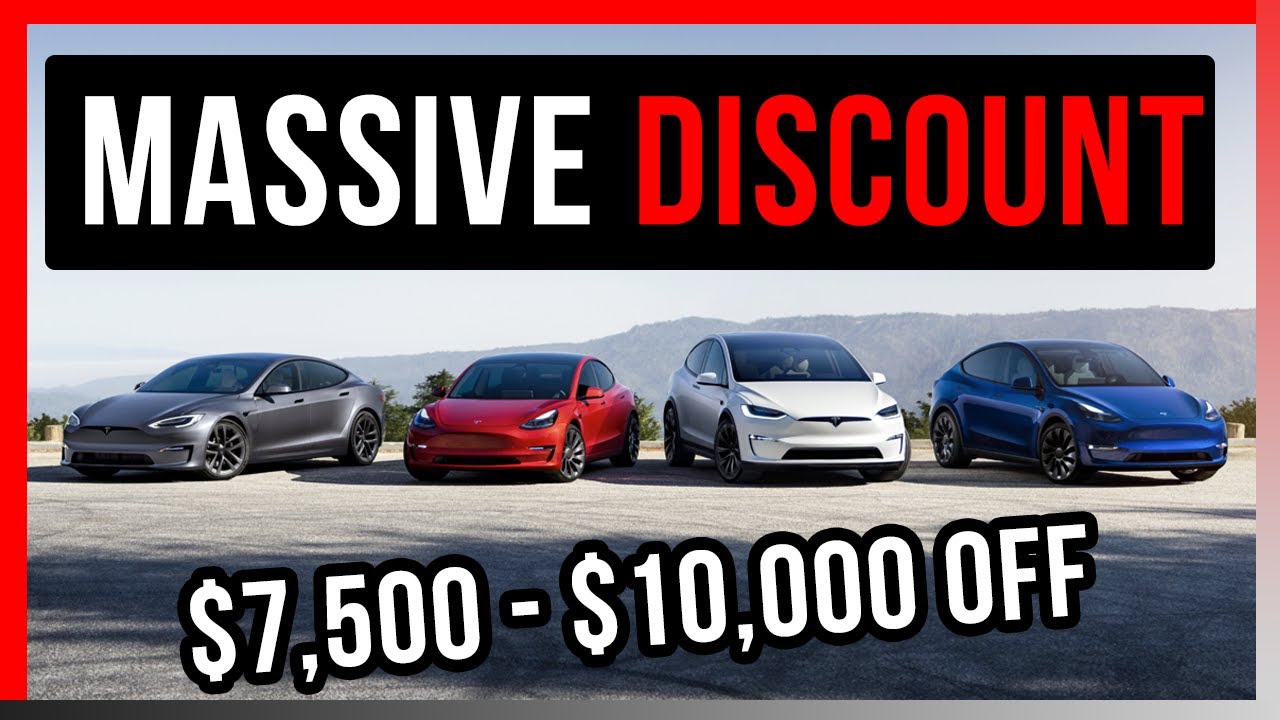 Massive Discount on Tesla Model S / X - YouTube