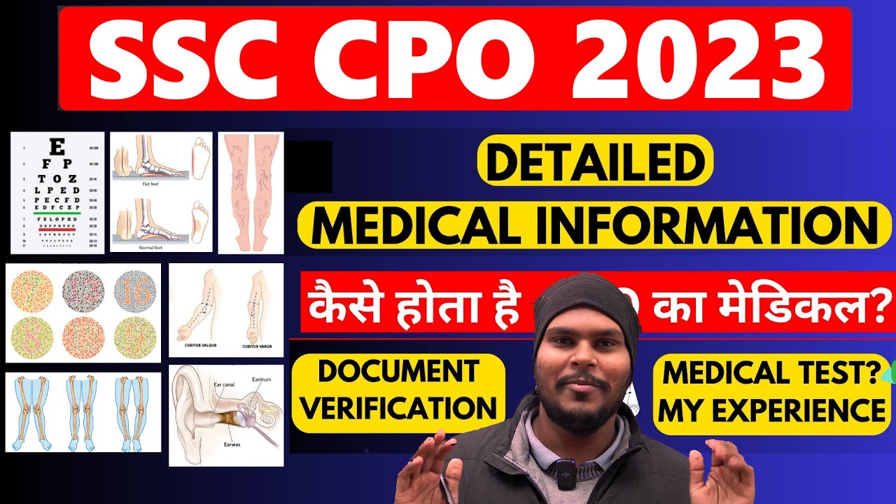 SSC CPO Medical Experience | Discuss All points in Detail | DOCUMENT ...