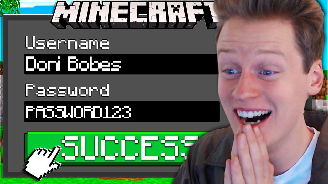 How I Hacked Doni Bobes Minecraft Account Youtube 2609