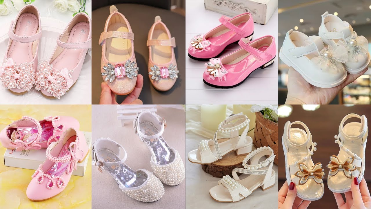 Latest Baby Girl Shoes & Sandals for Eid/Stylish Eid Footwear for Kids ...